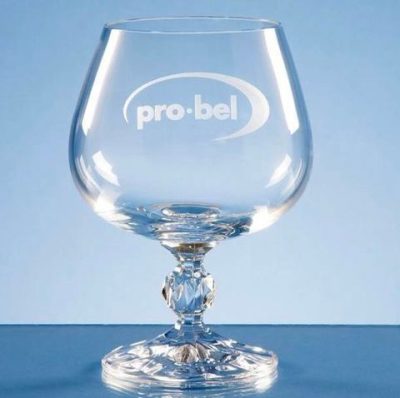 Engraved Brandy Glasses - 250ml Claudia Crystalite Brandy Glass | Helen ...