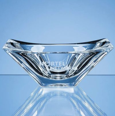Engraved Glass Bowls - Crystalite Okinawa Tapered Bowl | Helen Cooper